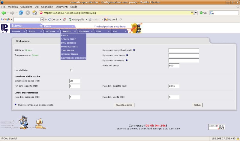 Realizzazione di un Firewall con IPCop